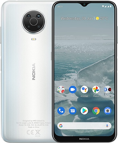 Nokia G20 TA-1336 Dual-Sim (4GB+64GB) Glacier, Unlocked A - CeX (UK): - Buy, Sell, Donate